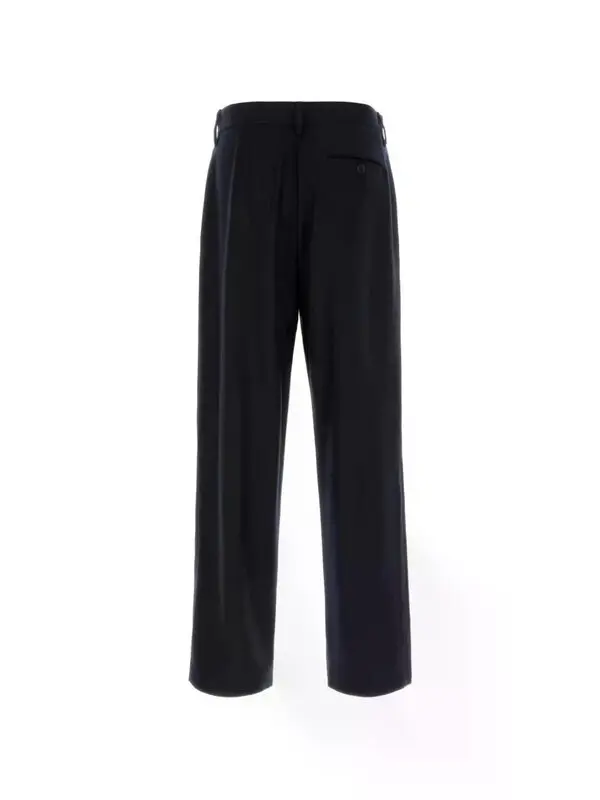 Emporio Armani Pleated Wool Trousers