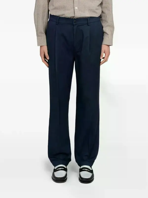 MINIMUM Tucker Pleated Trousers - Blue