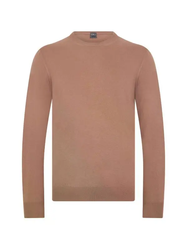 Fedeli Cashmere Long-sleeve Sweater - Neutrals