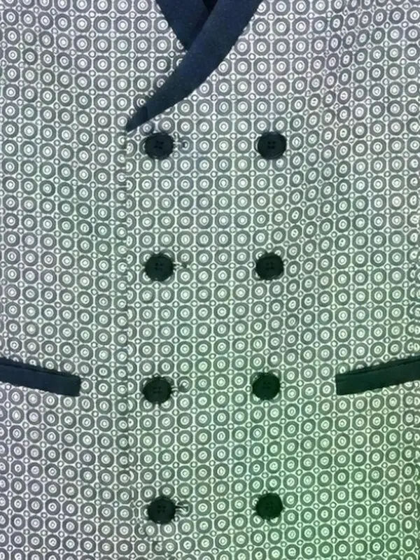 ROBERTO VINCENTI Geometric Pattern Double-breasted Waistcoat