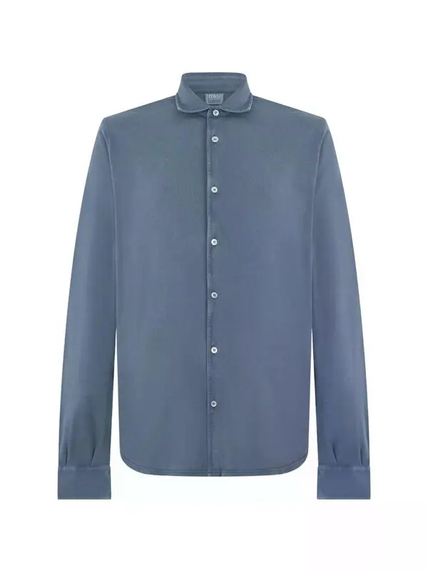 Fedeli Classic-collar Long-sleeve Shirt