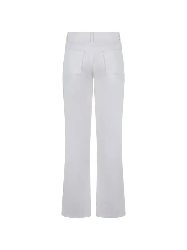 Alberta Ferretti Cotton Flared-leg Trousers