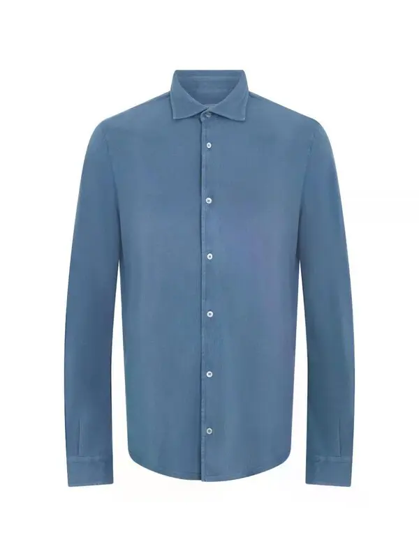 Fedeli Long-sleeve Button-fastening Shirt