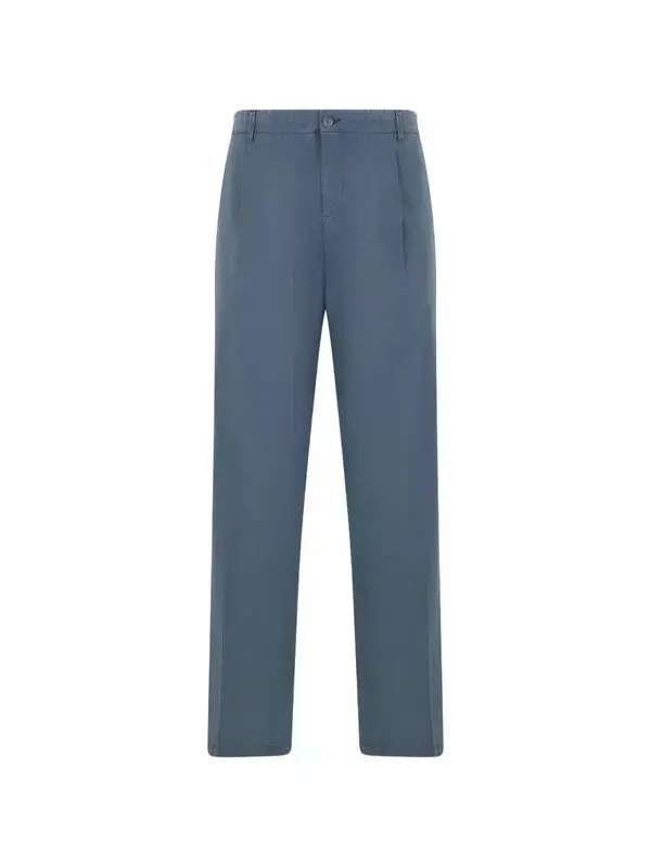 Fedeli Pleated Straight-leg Trousers