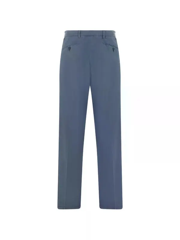 Fedeli Pleated Straight-leg Trousers