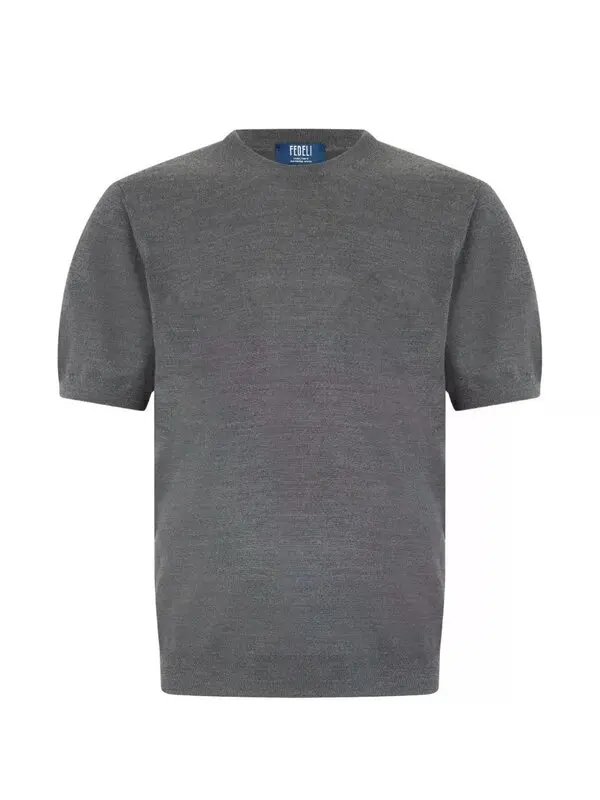 Fedeli Short-sleeve Knitted T-shirt