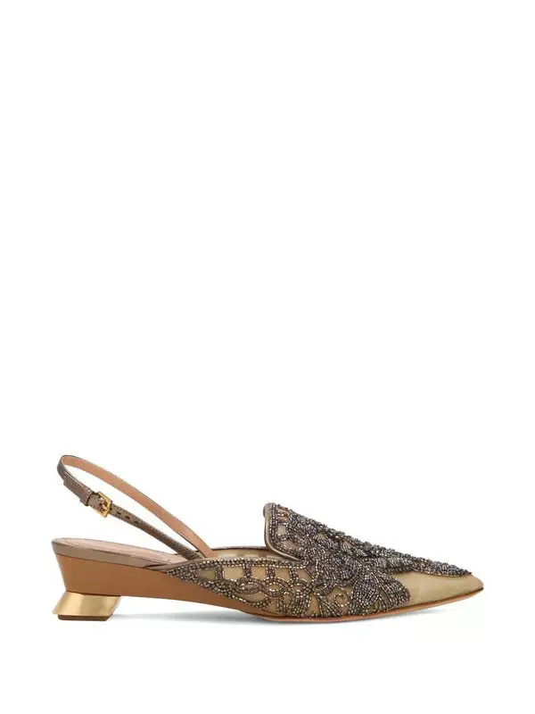 Alberta Ferretti Slingback Pumps - Neutrals