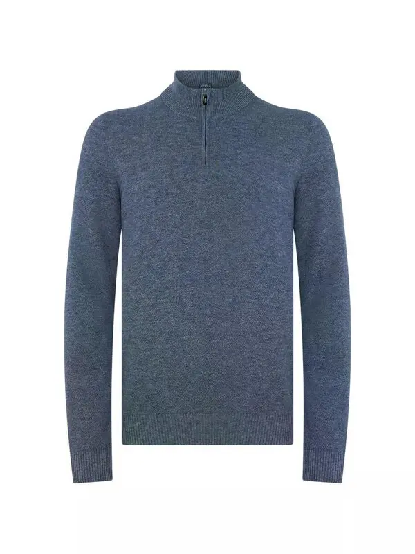 Fedeli Quarter-zip Long-sleeve Sweater