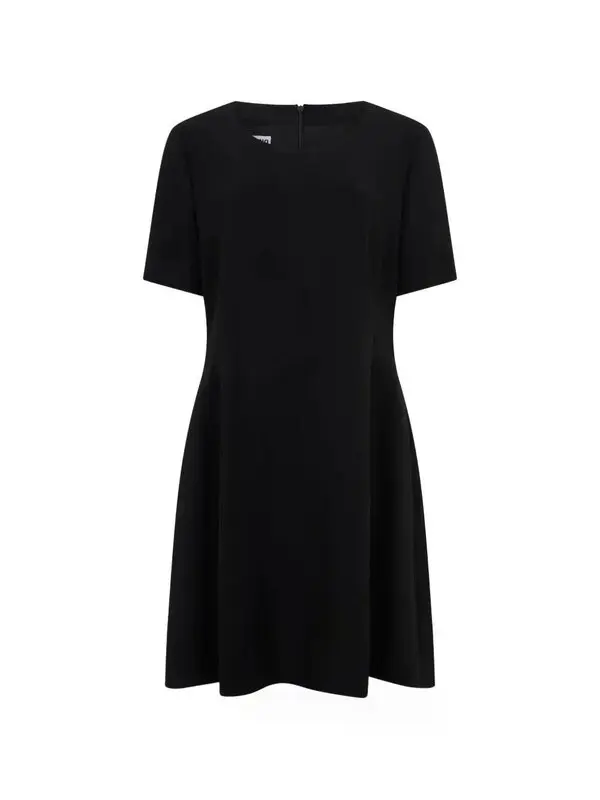 Moschino Short-sleeve Flared Mini Dress - Black