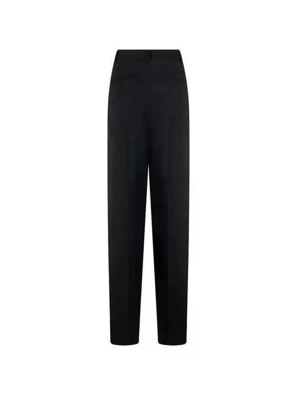 Moschino Pleated Straight-leg Trousers