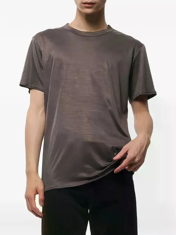 OMAR AFRIDI Crew-neck T-shirt - Grey
