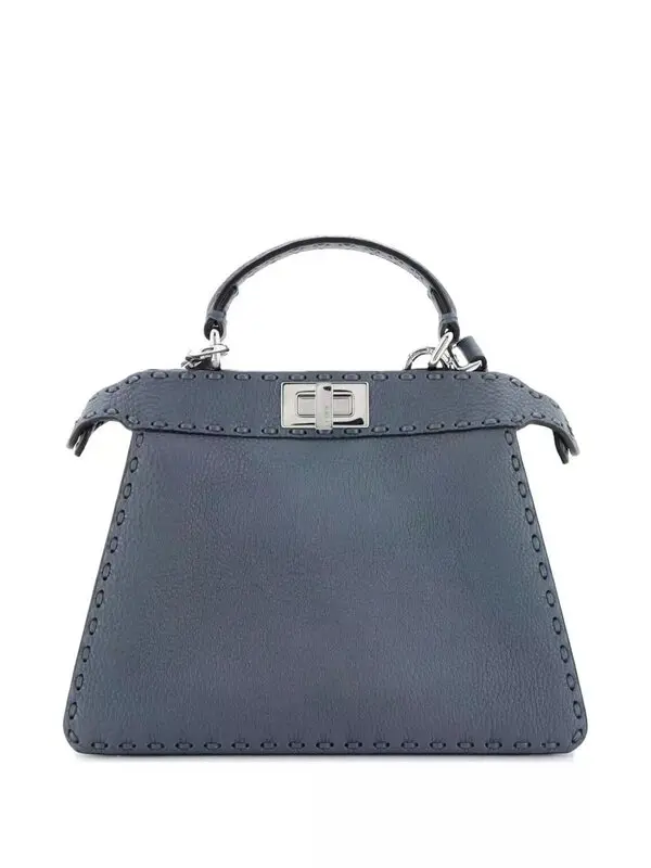 Fendi Selleria Peekaboo Iseeu Leather Small Satchel