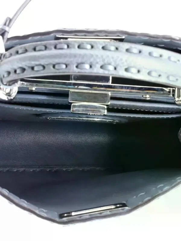 Fendi Selleria Peekaboo Iseeu Leather Small Satchel