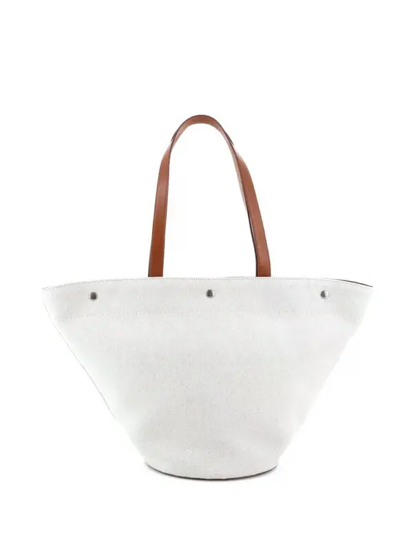 Saint Laurent Rive Gauche Trapezoid Tote Bag