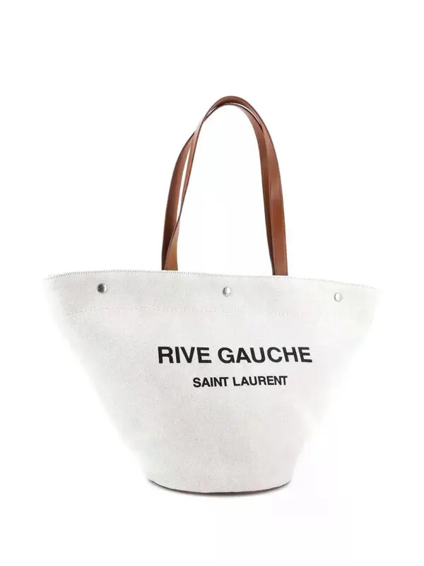 Saint Laurent Rive Gauche Trapezoid Tote Bag