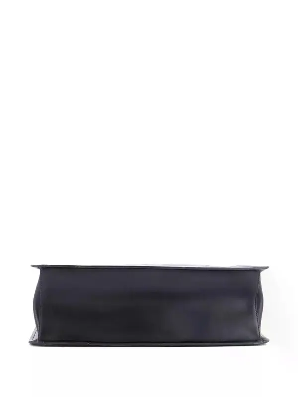 Prada Symbole Shopper Embossed Leather Tote Bag