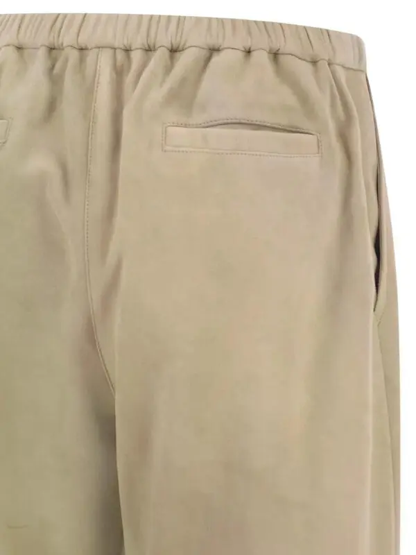 Antonelli Firenze Suede Wide-leg Trousers