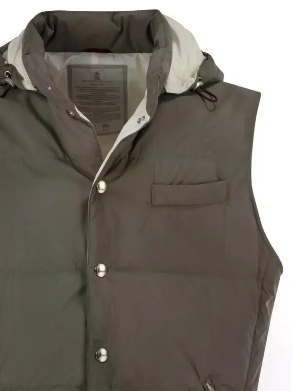 Brunello Cucinelli Padded Hooded Gilet