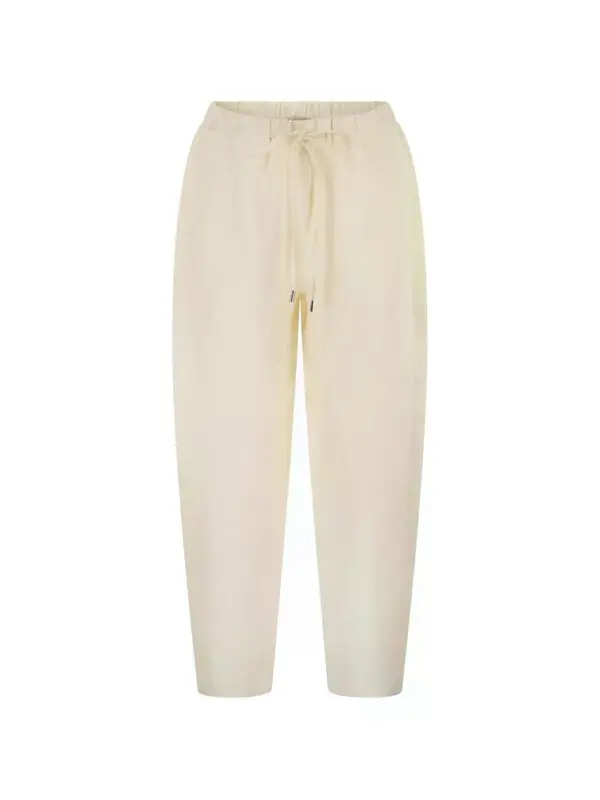 Antonelli Firenze Cream Drawstring-waist Track Pants