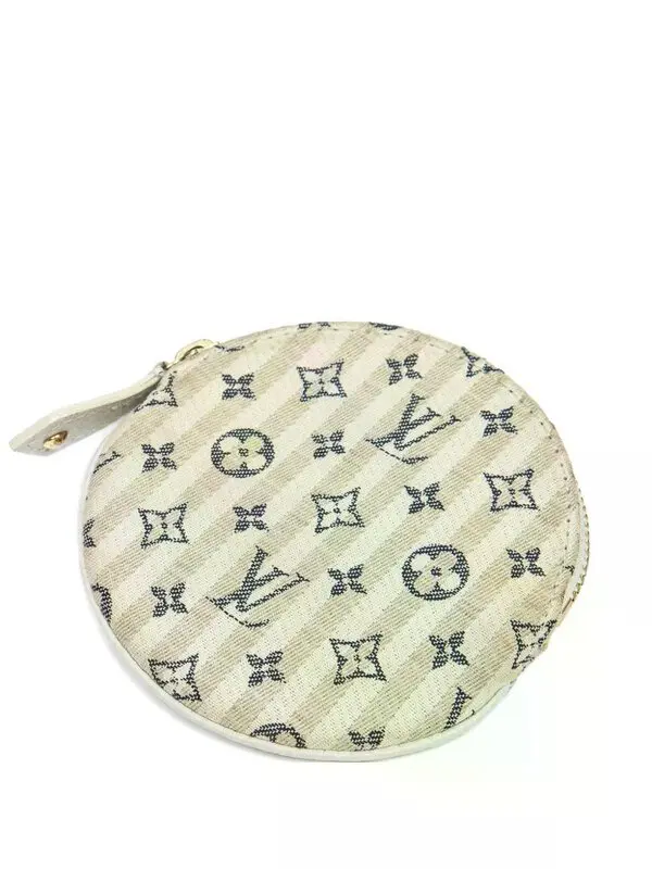 LOUIS VUITTON Monogram Mini Porte Monnaie Round Wallet - Neutrals