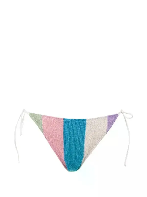 MC2 SAINT BARTH Marielle Striped Bikini Bottoms