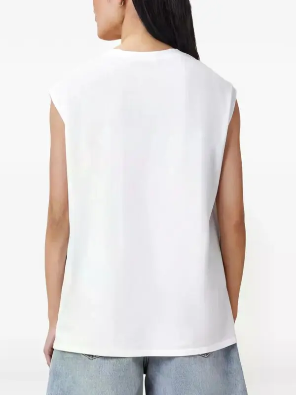 ALLSAINTS Sleeveless Graphic Print Top