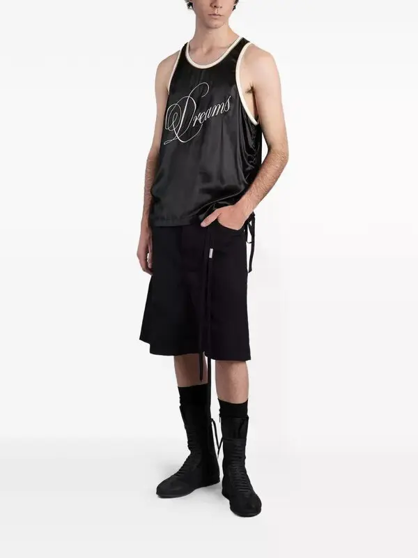 ANN DEMEULEMEESTER Wrinkled Tank Top