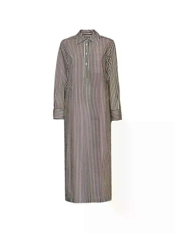 ROBERT FRIEDMAN Striped Maxi Dress