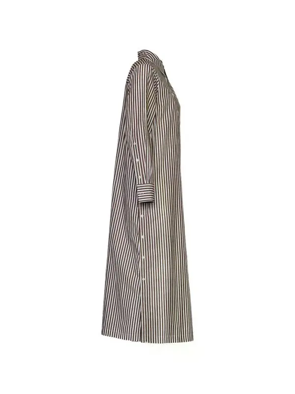 ROBERT FRIEDMAN Striped Maxi Dress