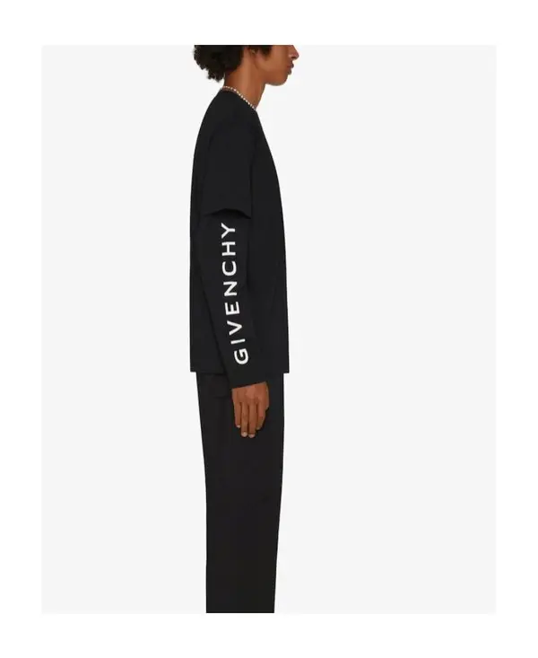 Givenchy 4g Embroidered Long-sleeved T-shirt