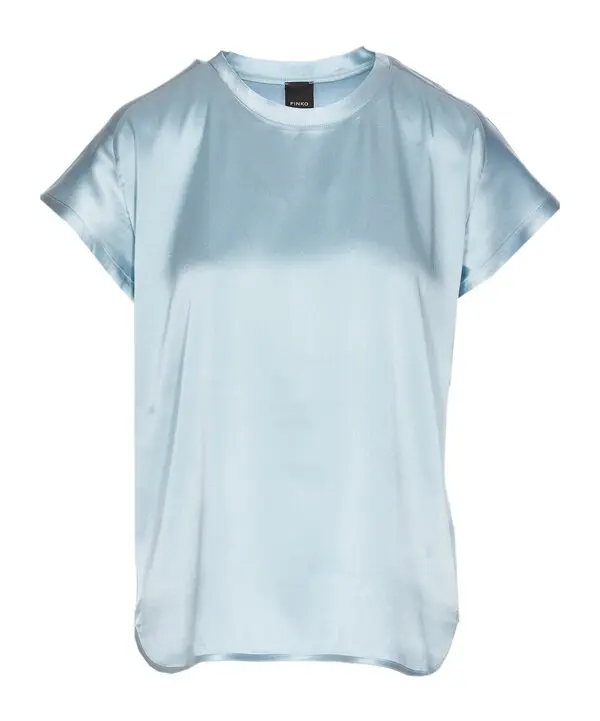 Pinko Farida Crewneck T-shirt - Light Blue