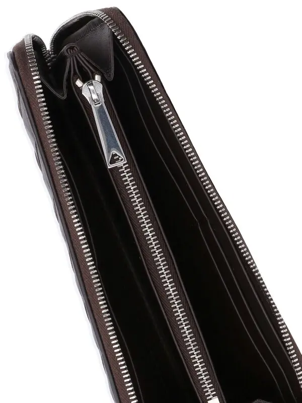 Bottega Veneta Intrecciato Zip Around Wallet