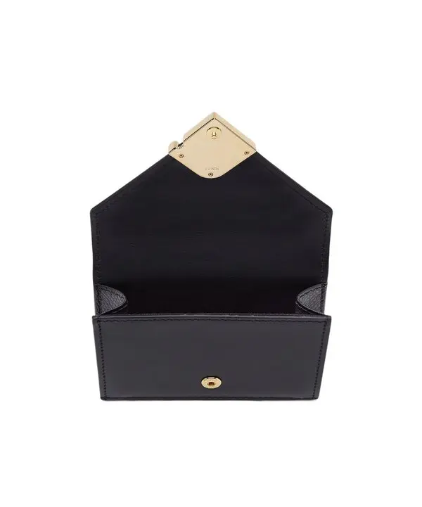 Fendi Ff Plaque Padlock Wallet