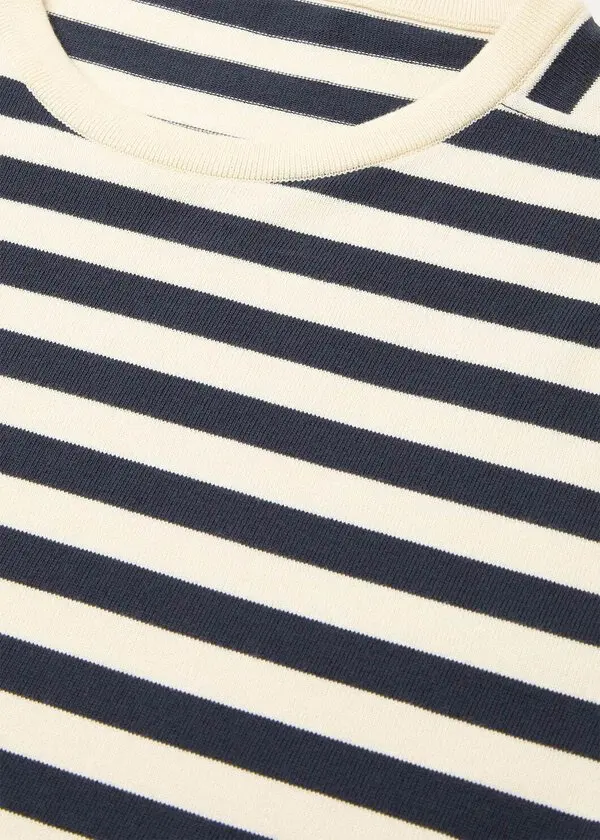 Loro Piana Barquetine T-shirt - Navy/cream