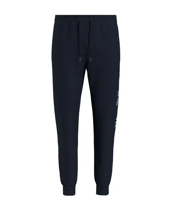 Tommy Hilfiger Logo-embroidered Drawstring Cotton Track Pants - Black