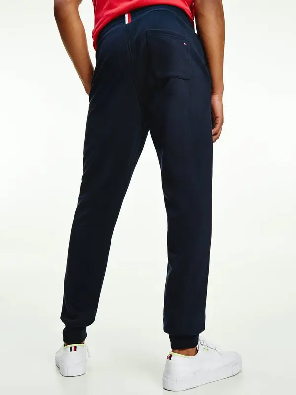 Tommy Hilfiger Logo-embroidered Drawstring Cotton Track Pants