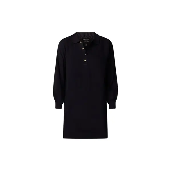 KNOWN SUPPLY Griffin Sweater Dress - Black