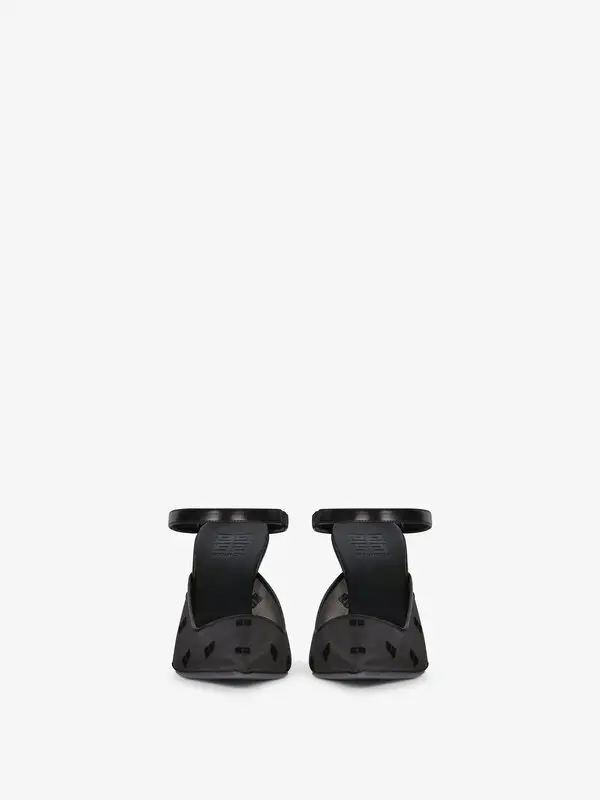 Givenchy 4g Transparent Mesh Slingback Heels