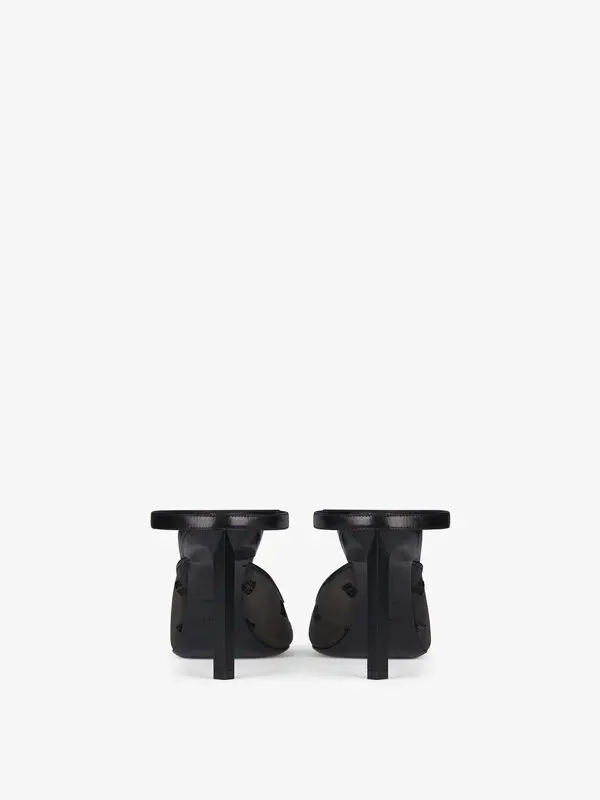 Givenchy 4g Transparent Mesh Slingback Heels