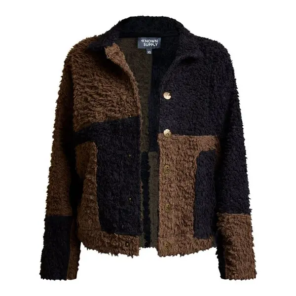 KNOWN SUPPLY Libby Sherpa Jacket - Black
