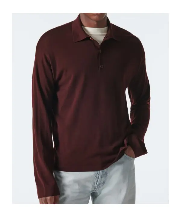 THE ROW Lapel Long-sleeved Sweater
