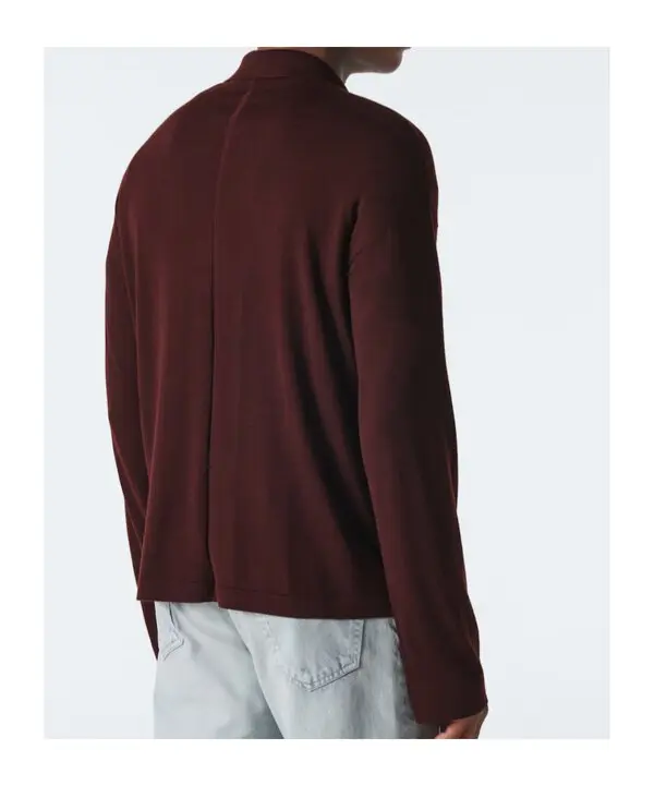 THE ROW Lapel Long-sleeved Sweater