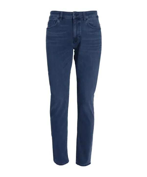 Hugo Boss Mid-rise Slim-fit Jeans - Blue