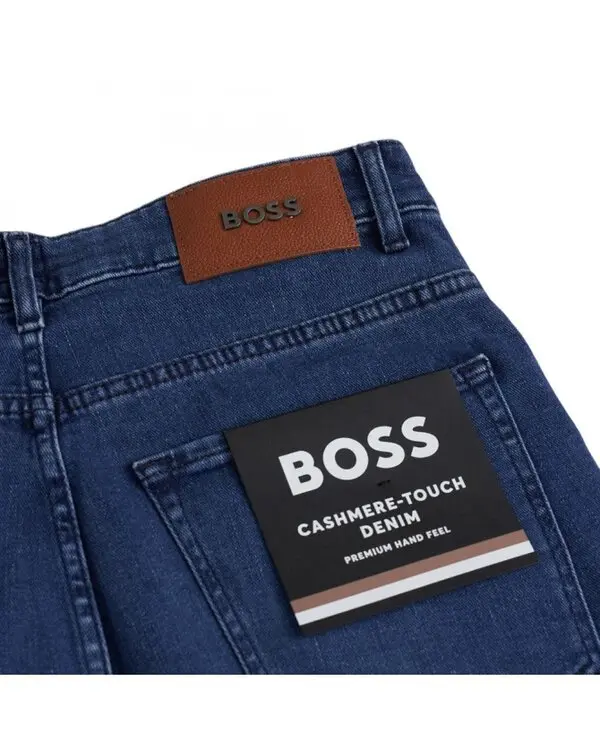 Hugo Boss Boss High Waist Straight-leg Jeans