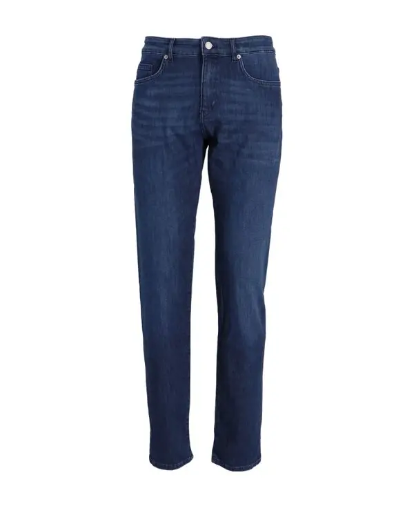 Hugo Boss Mid-rise Slim-fit Jeans - Blue