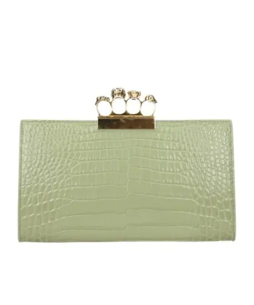Alexander McQueen Four Ring Clutch