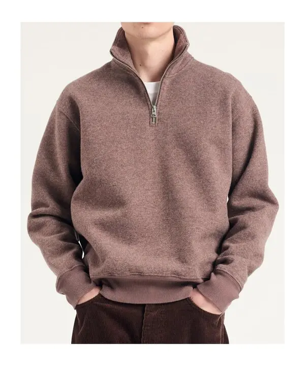 Norse Projects Wool Blend Half-zip Sweatshirt
