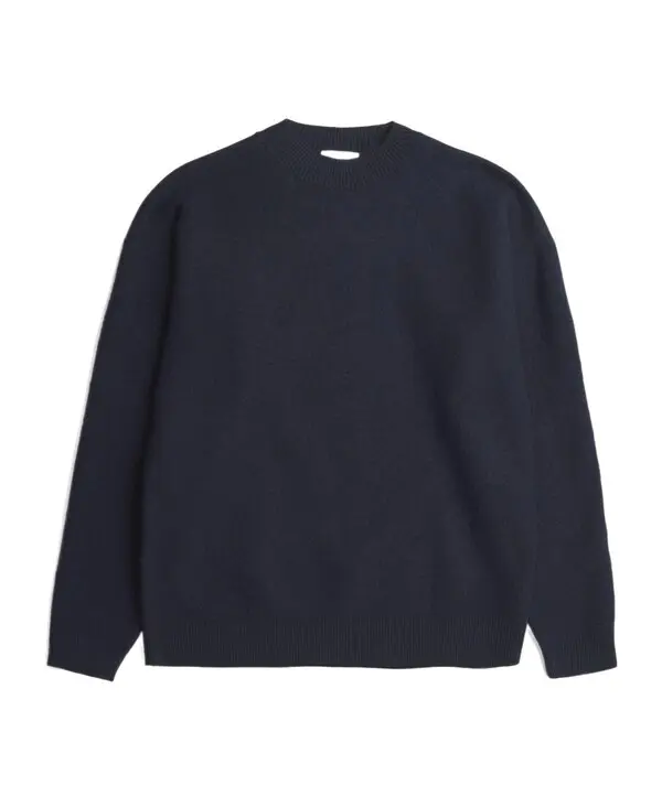 Norse Projects Wool Crew Neck Sweater - Black