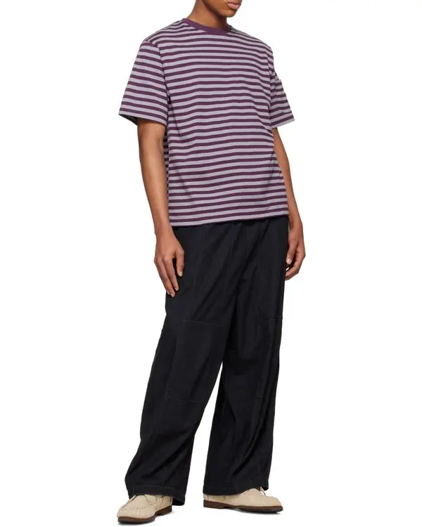 Needles Drawstring Wide-leg Trousers - Black