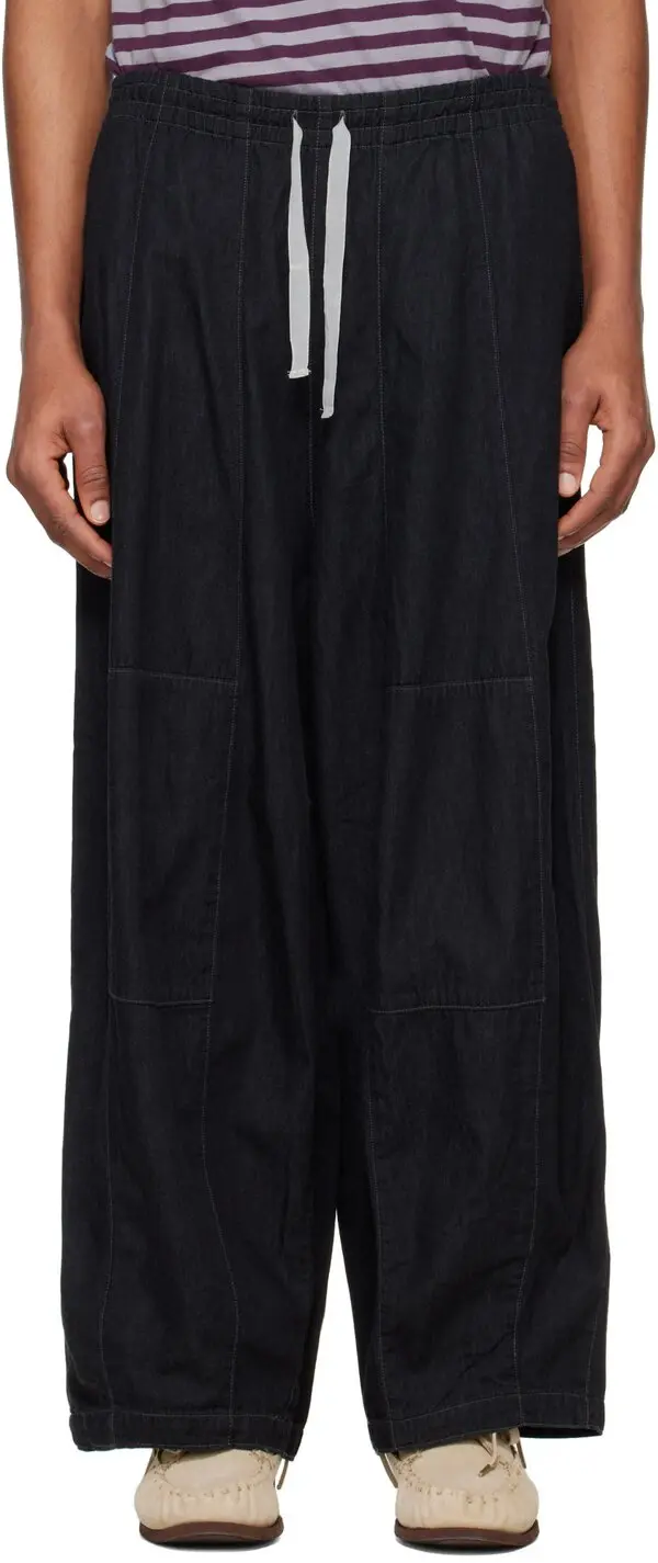 Needles Drawstring Wide-leg Trousers